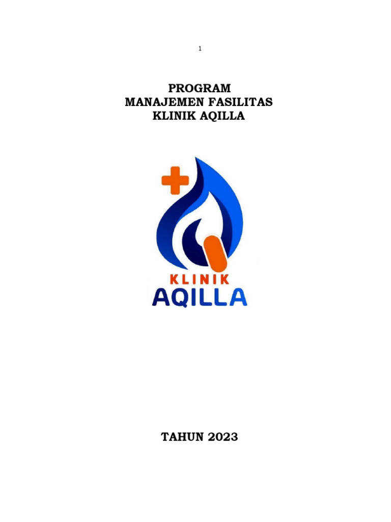 Program Manajemen Fasilitas Klinik | PDF