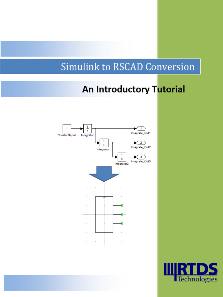 Sim U Link Conversion Tutorial Pdf Matlab Computer File