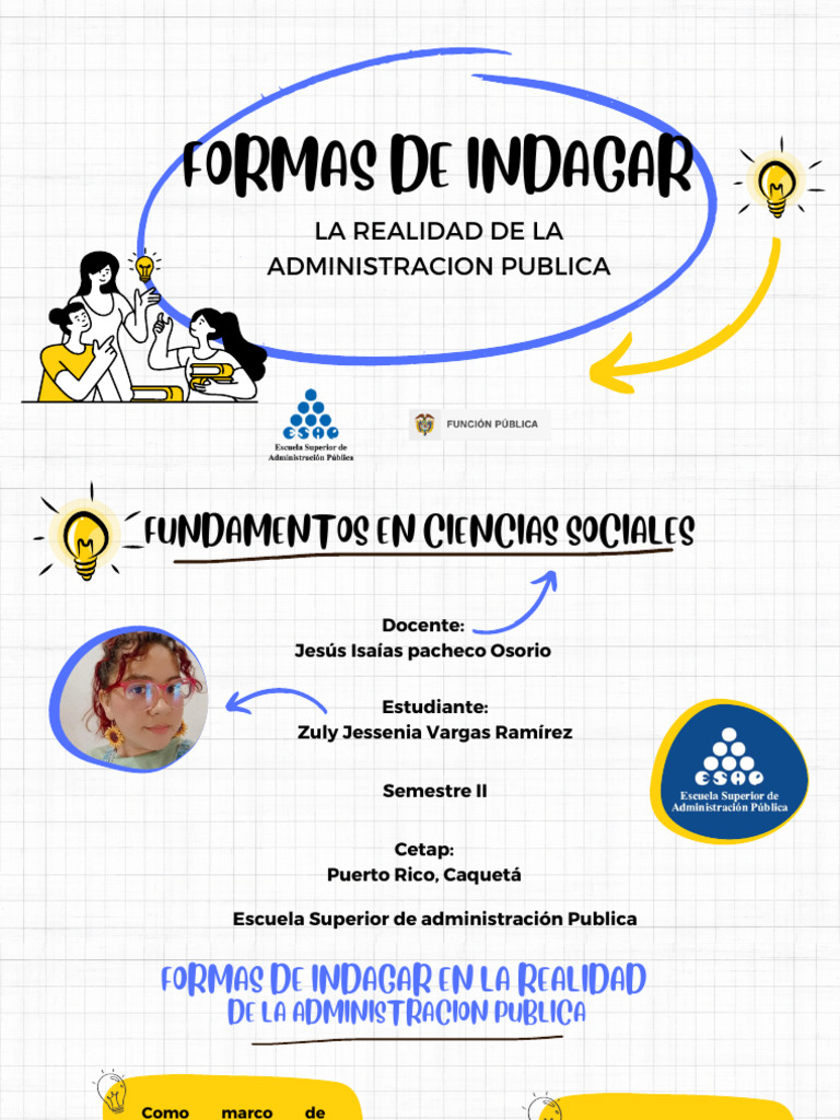 Formas de Indagar | PDF | Administración Pública