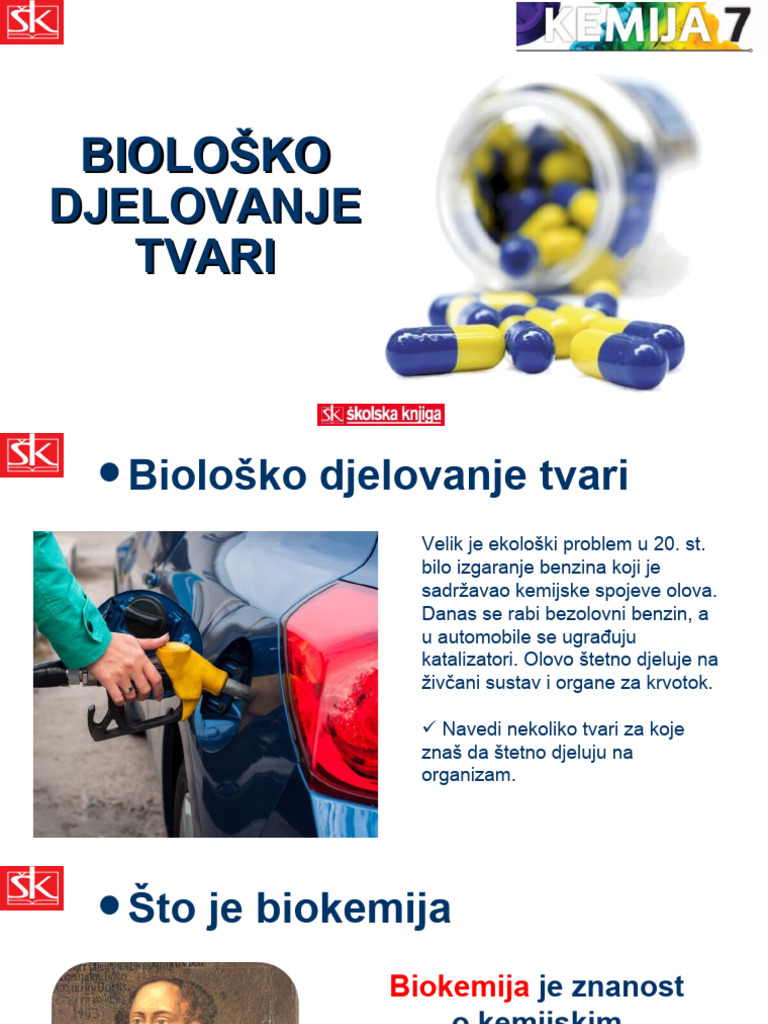 Biološko Djelovanje Tvari | PDF