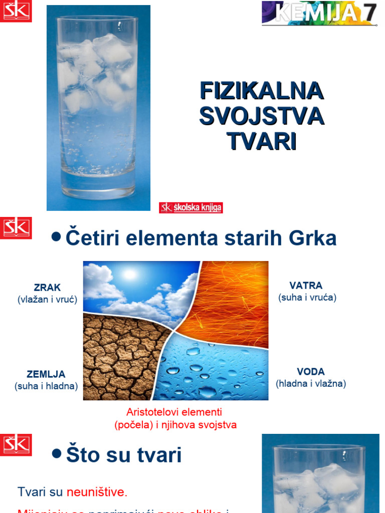 Fizikalna Svojstva Tvari | PDF
