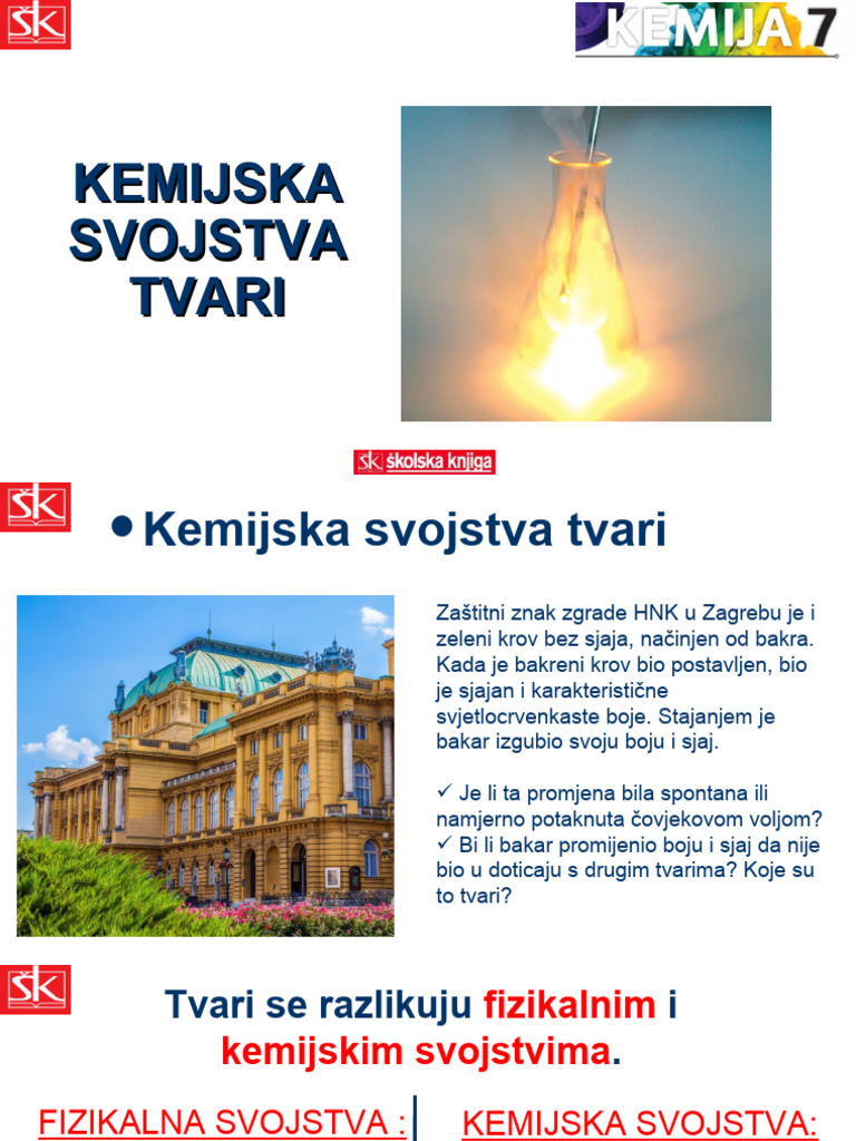 Kemijska Svojstva Tvari | PDF