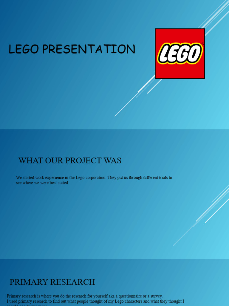 Ethans Lego Presentation | PDF | Cognition | Psychology
