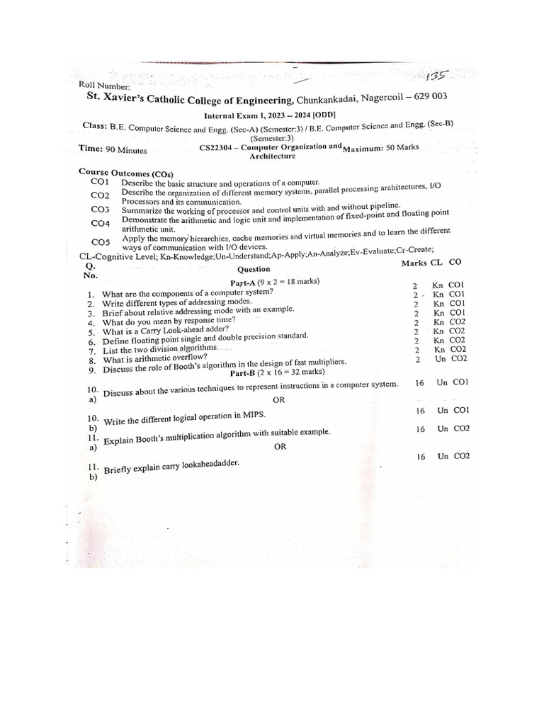 Question and Key | PDF | Multiplication | Computer Program