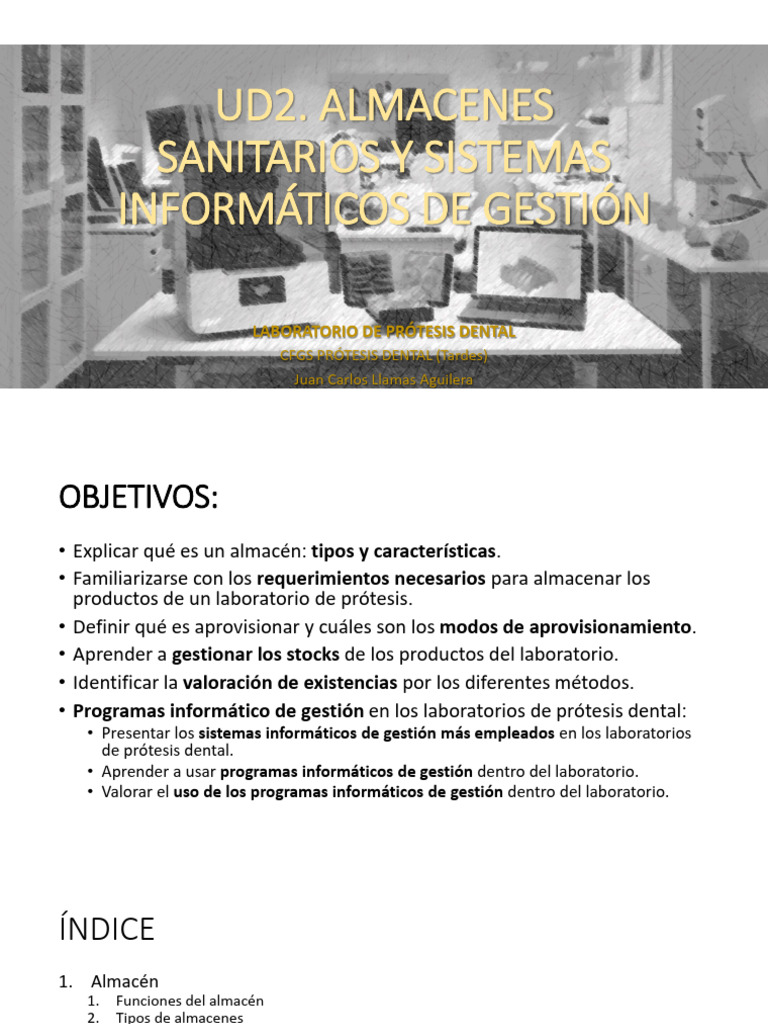 Ud2. Almacenes Sanitarios y Sistemas Informã Ticos de Gestiã N | PDF ...