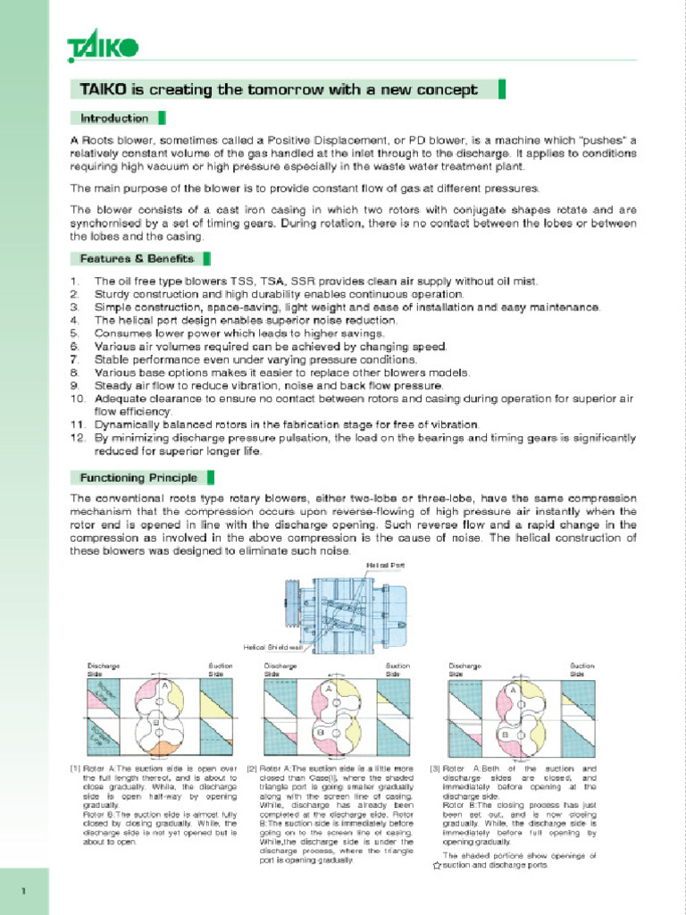 Taiko Blower | PDF