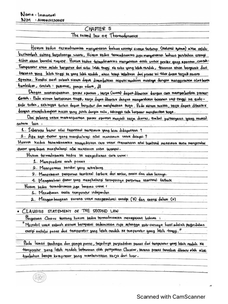 Tugas Resume Chapter 5 - Immanuel - 21050121 | PDF