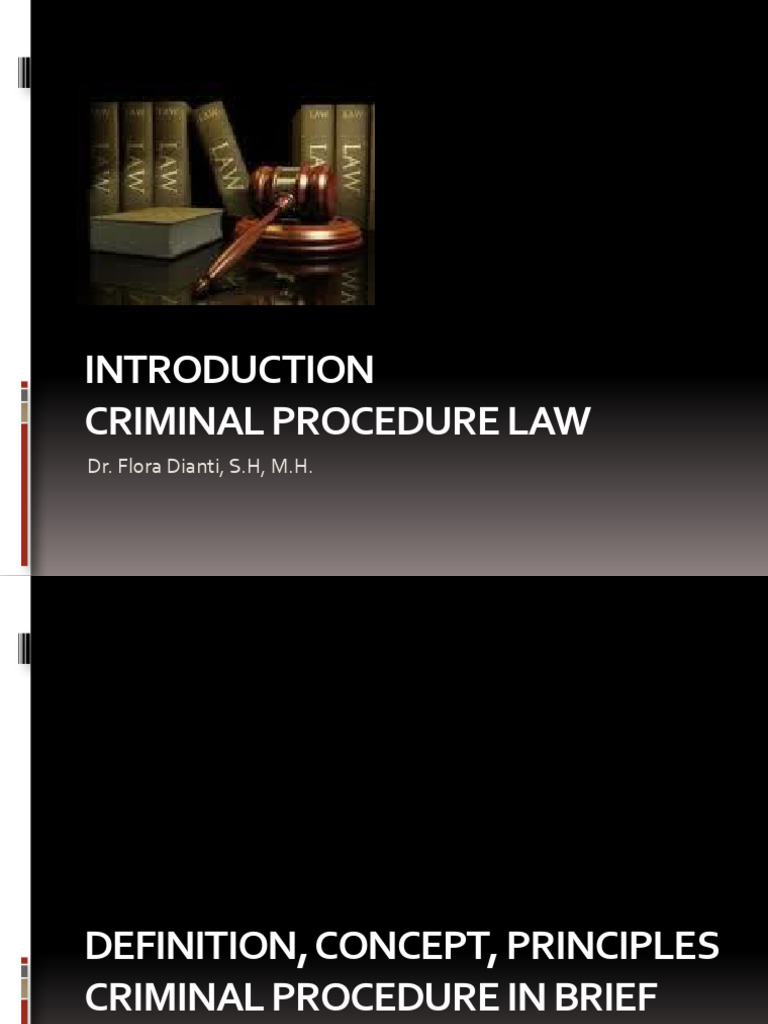 Kul 1 - Definition Principles of CP Law 2021 | PDF | Common Law ...