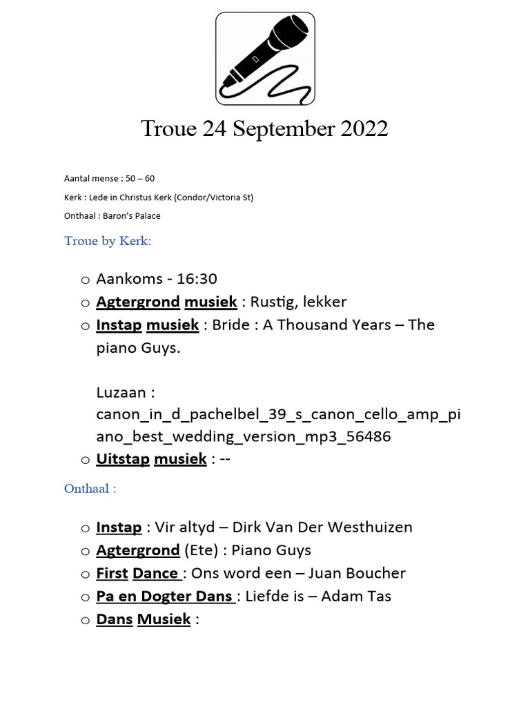 Troue 27 September 2022 | PDF