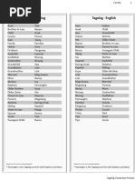 Tagalog Prepositions | PDF