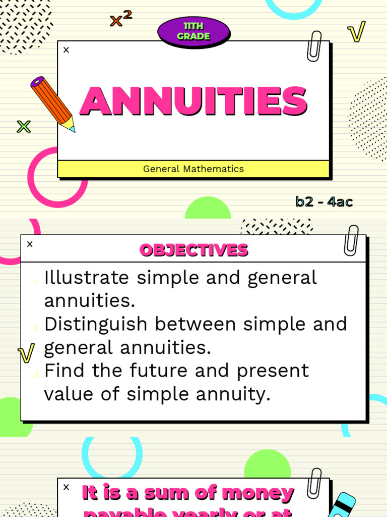 Simple and General Annuities True | PDF | Present Value | Interest