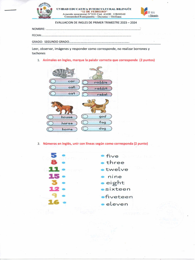 Segundo Ingles | PDF