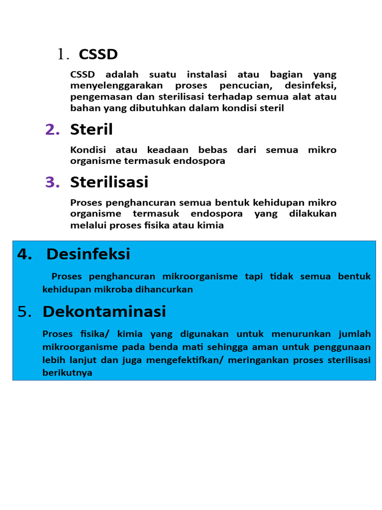 Materi CSSD | PDF