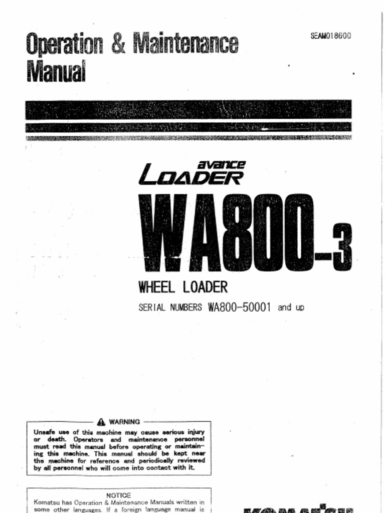 Omm Wa800 3 Avance | PDF