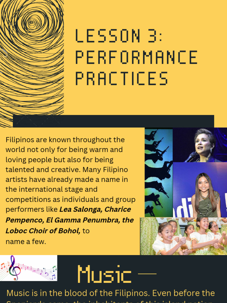 Performance Practices | PDF | Entertainment | Performing Arts