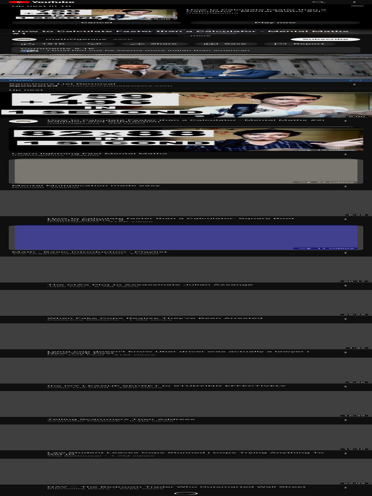 How To Calculate Faster Than A Calculator - Mental Maths #1 - YouTube | PDF