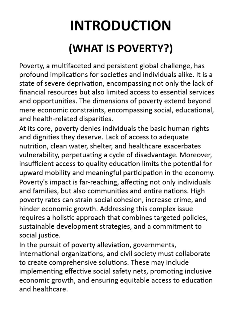 Project Gs Mis | PDF | Poverty | Poverty & Homelessness