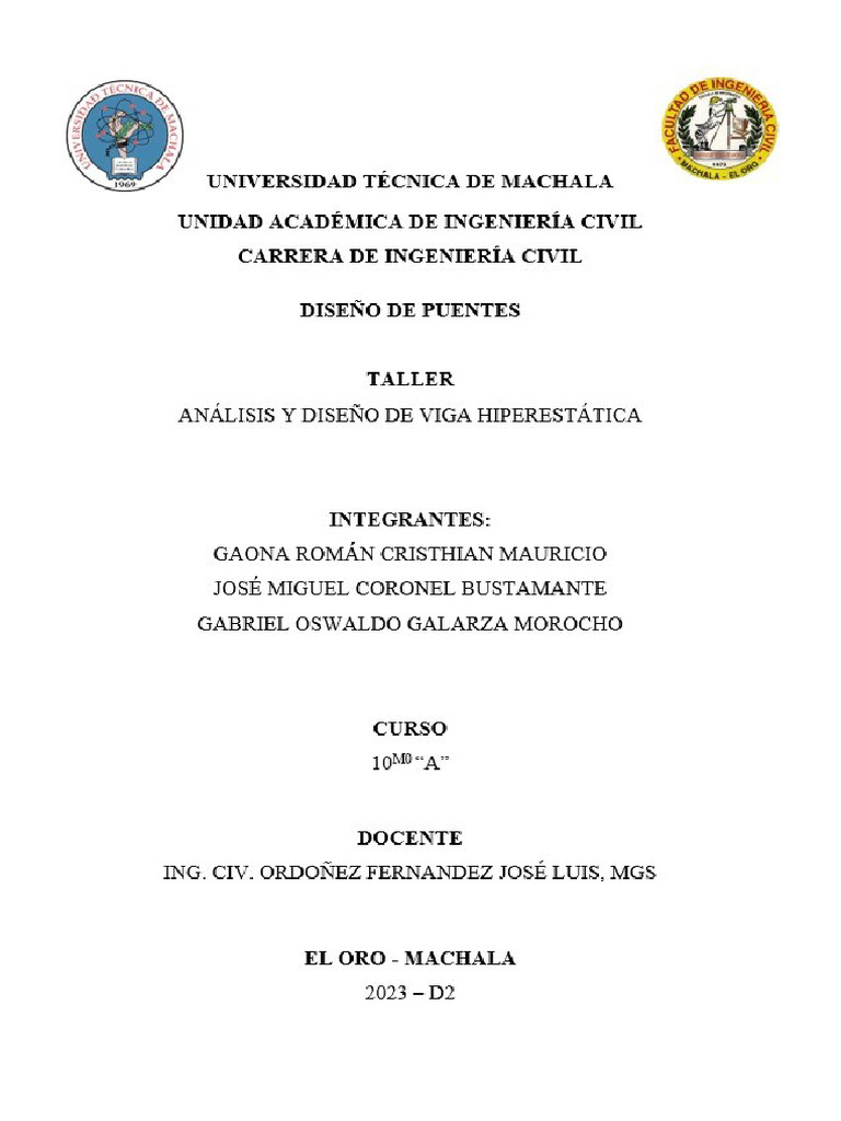 Proyecto de Viga Final | PDF | Teaching Methods & Materials