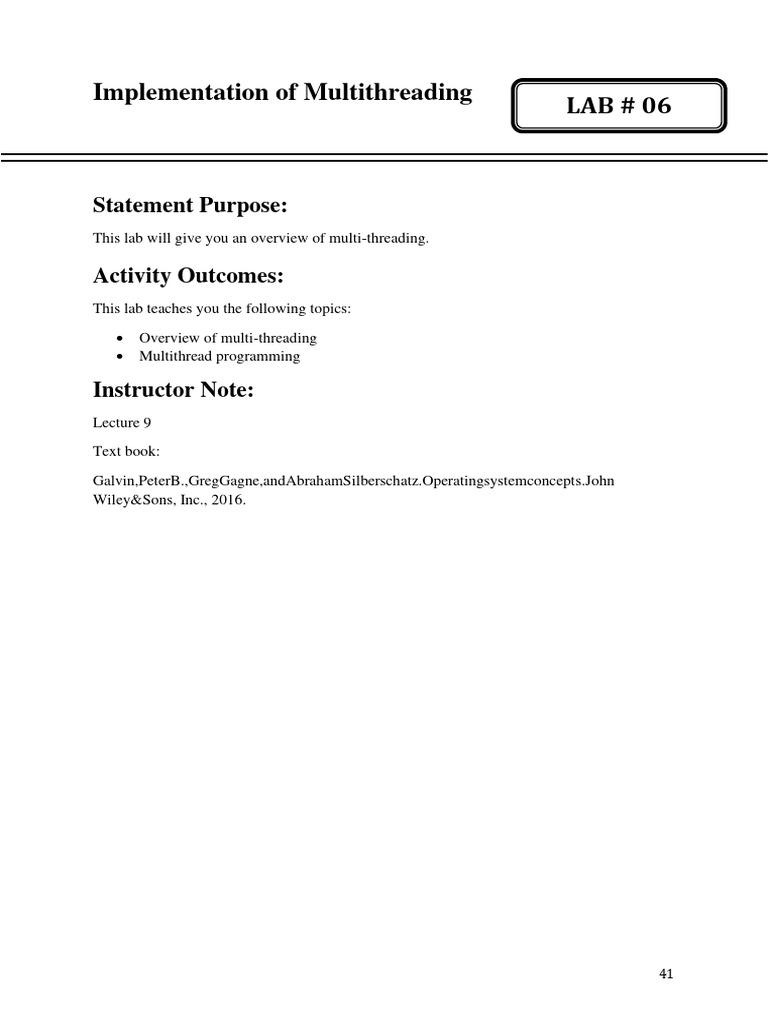 Lec 5 | PDF | Thread (Computing) | Computer Architecture Lec 5 | PDF | Thread (Computing) | Computer Architecture