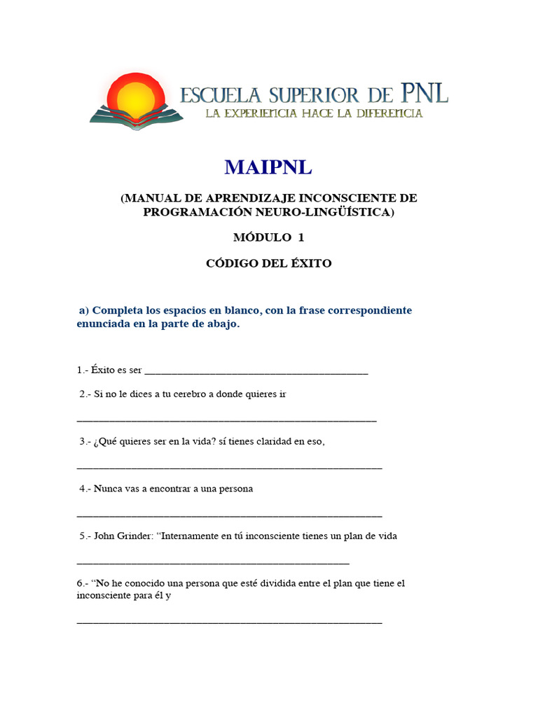 Modulo 1 - MAIPNL - m1 - Codigo | PDF