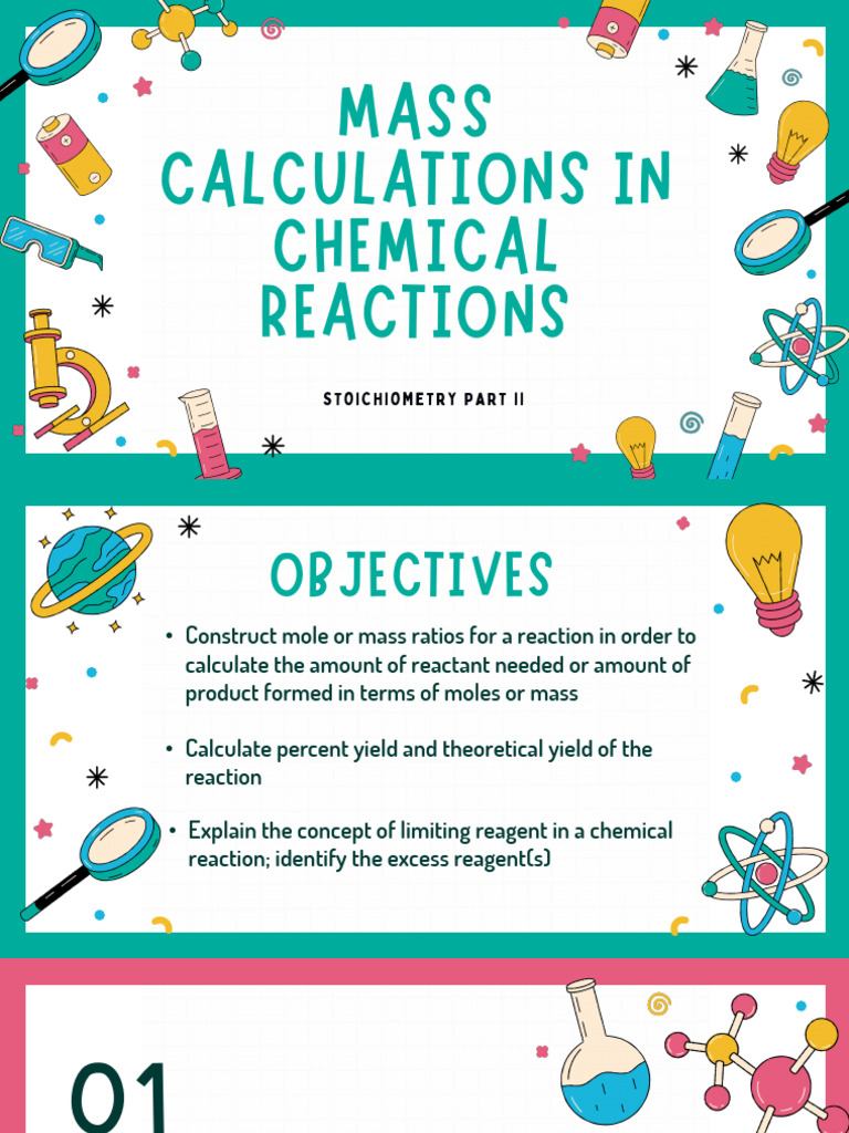 Stoichiometric Calculations in Reactions | PDF | Stoichiometry | Mole ...