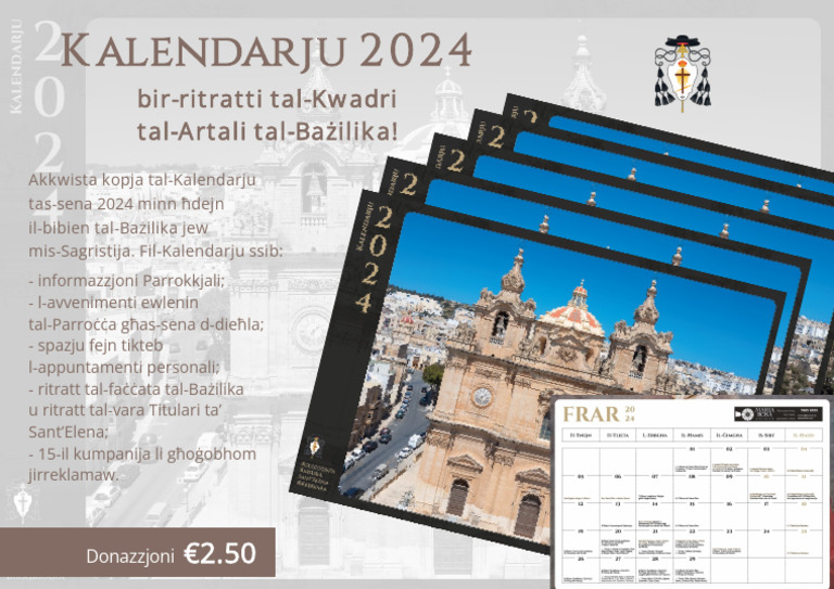 Kalendarju 2024 Poster | PDF