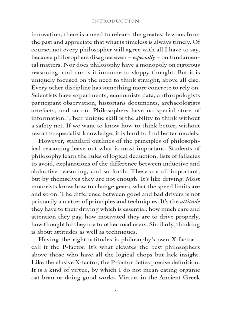 Philosophy's P-Factor Unveiled | PDF
