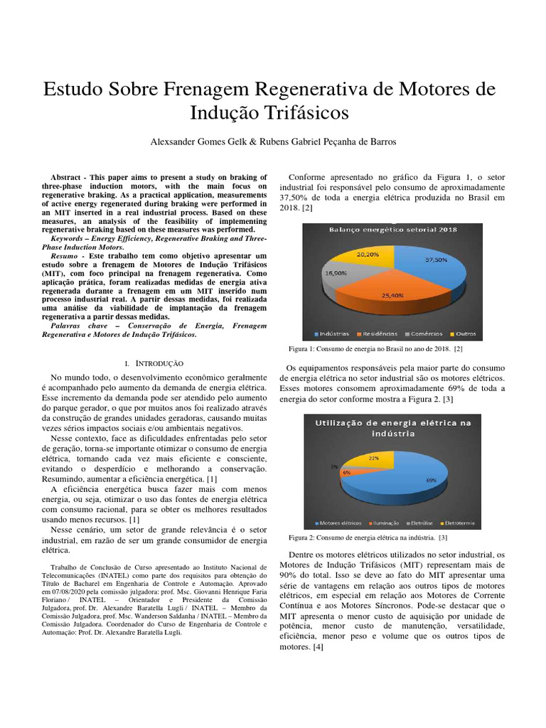 TCC - Estudo Sobre Frenagem Regenerativa de Motores de Indução ...