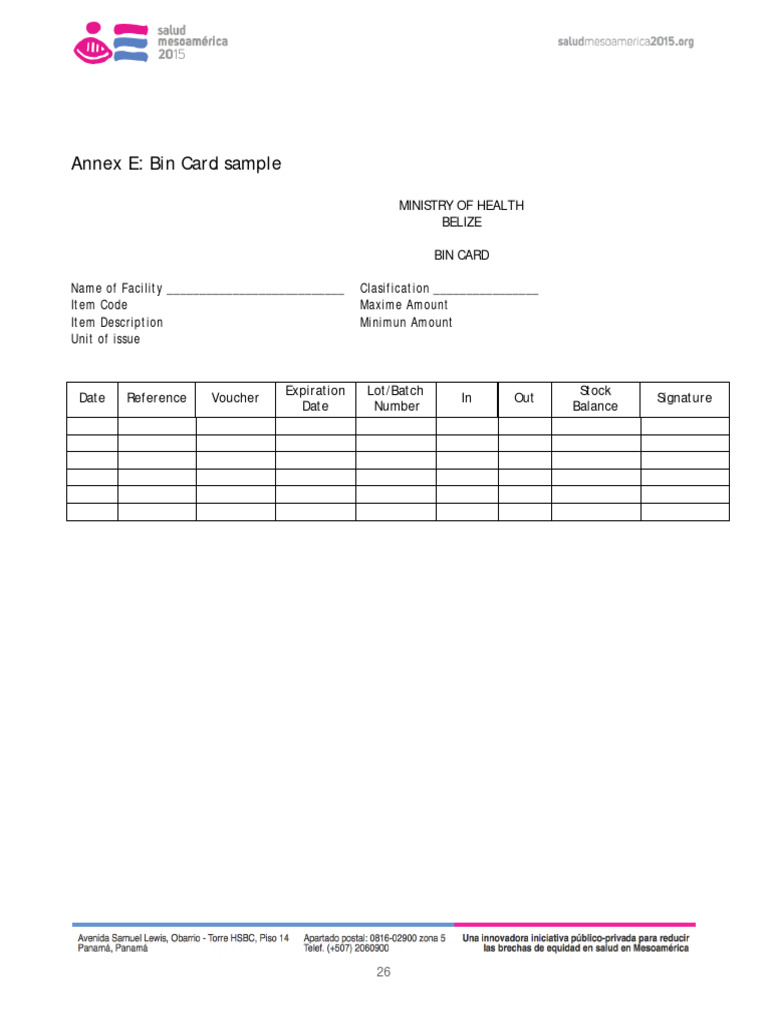 Quantification Tools of MCH Supply Chain Belize - 0 | PDF