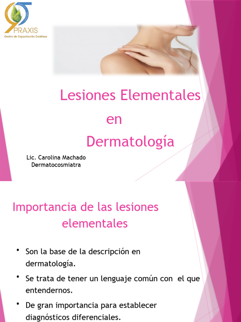 Lesiones Elementales de La Piel PRAXIS | PDF | Piel | Causas de la muerte