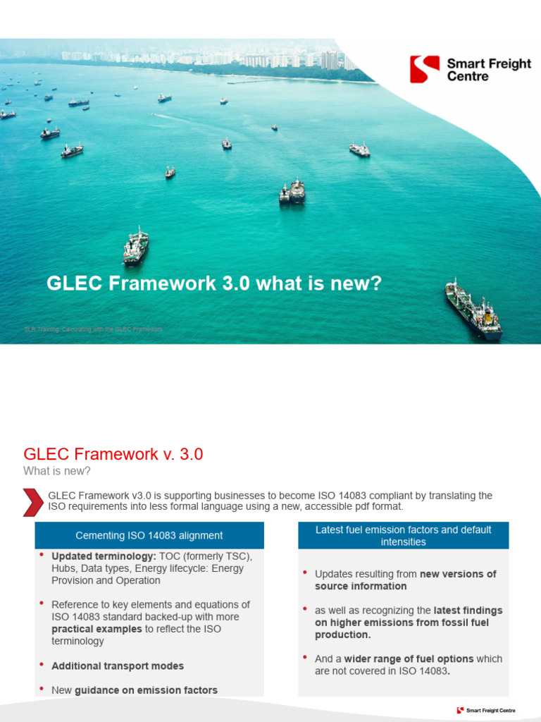 GLEC Framework 3.0 Overview and Updates | PDF | Life Cycle Assessment ...
