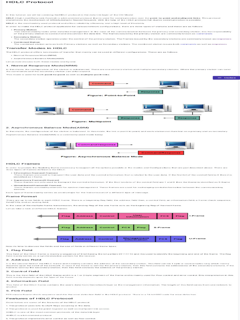 2.HDLC Protocol | PDF