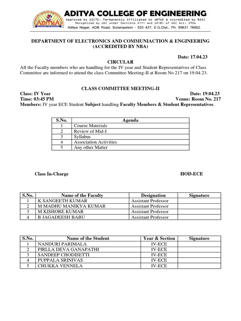 Class Committee 2022-23 | PDF | Cinema Of India | Indian Films