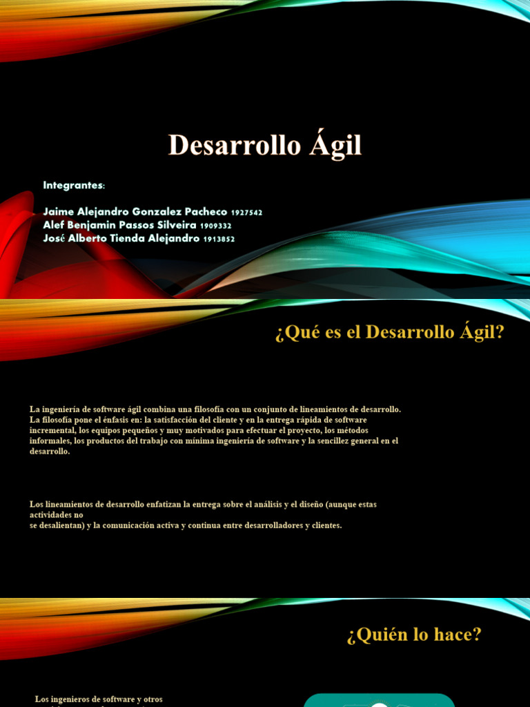 Eq11 Desarrollo Agil | PDF | Software | Ingeniería de software
