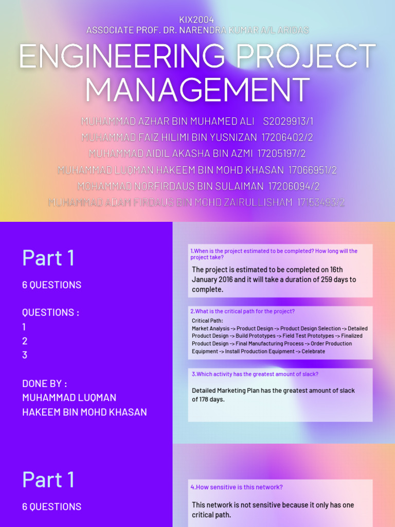 Engineering Project Management | PDF | Cost | Economies