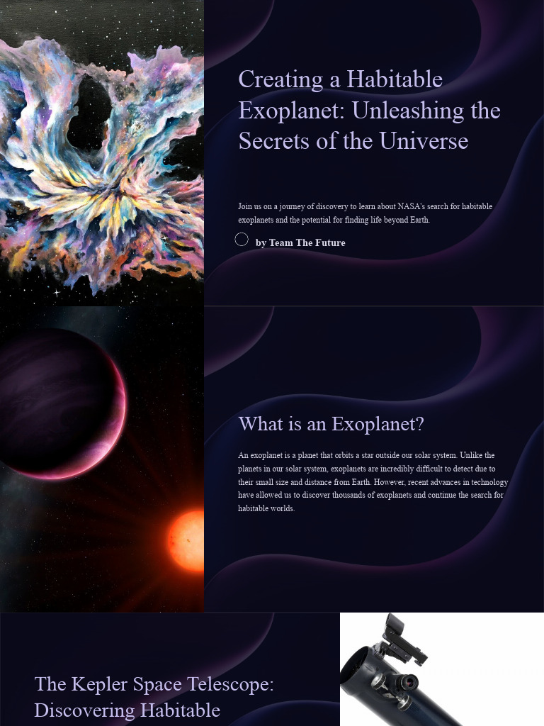 Creating A Habitable Exoplanet Unleashing The Secrets of The Universe 1 ...