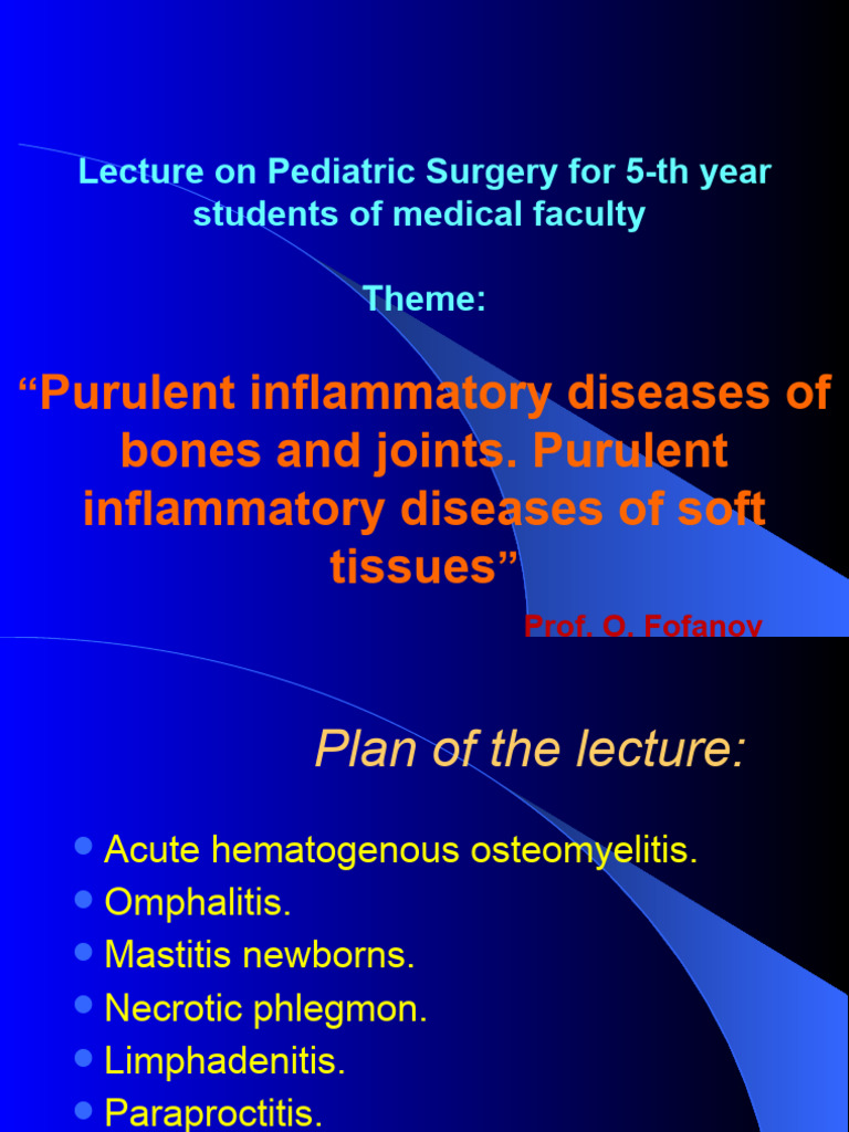 02 - Purulent Inflammatory Disease | PDF | Inflammation | Necrosis