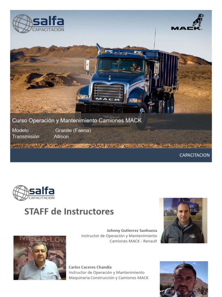 Operacion y Mantenimiento Granite Gr64 Allison | PDF | Turbocompresor ...