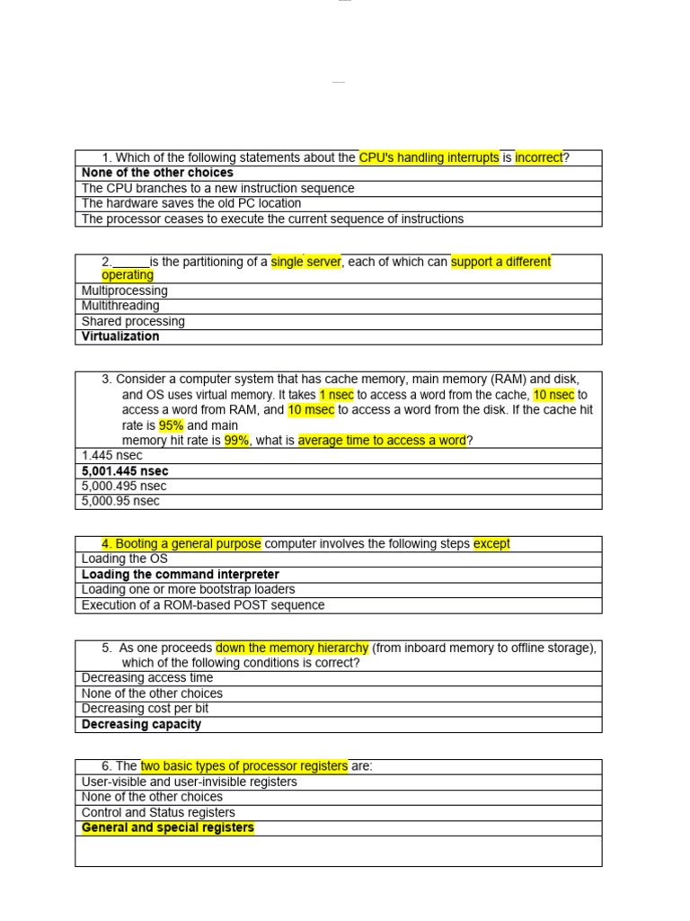 Osg-Final Test - Key - Nokey | PDF | Process (Computing) | Computer ...