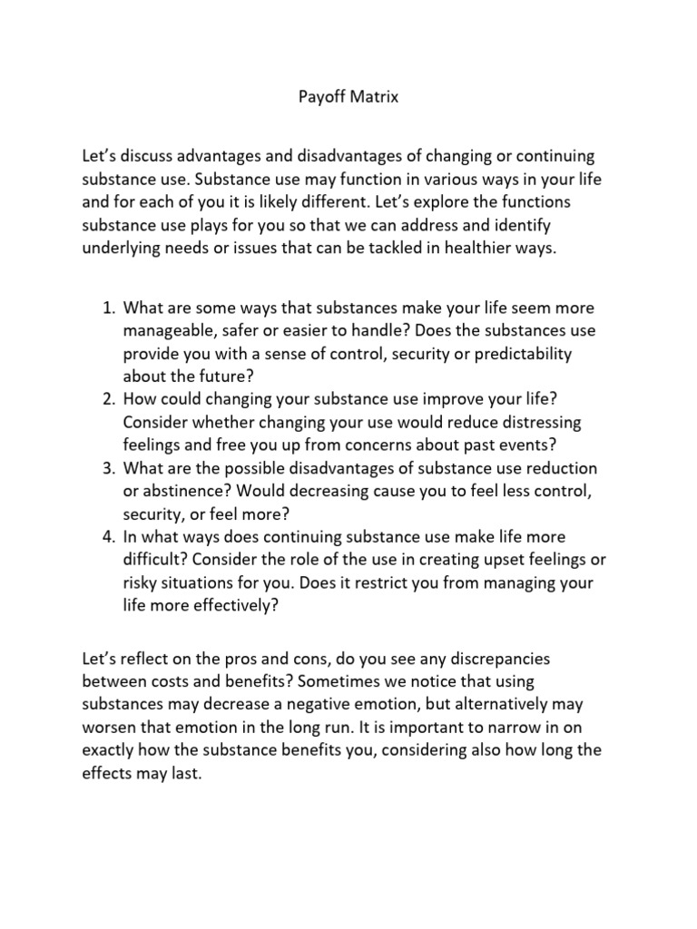 Payoff Matrix | PDF Payoff Matrix | PDF
