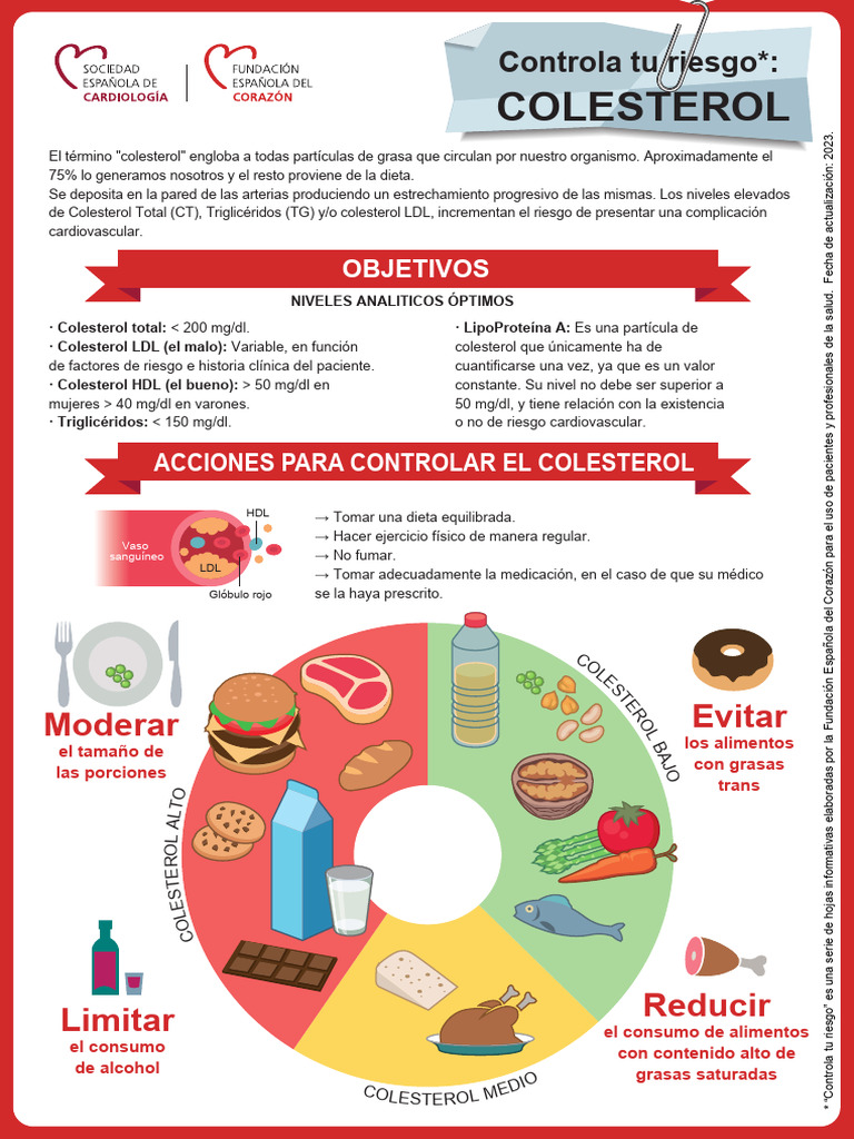 Ficha Colesterol | PDF | Colesterol | Triglicéridos