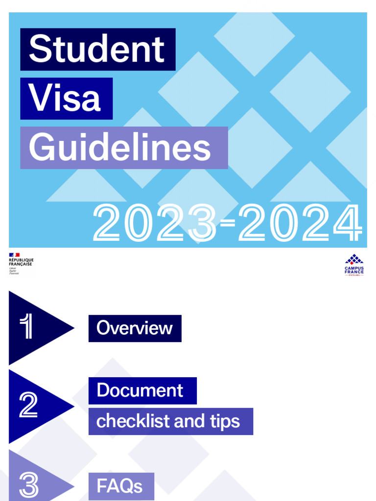 Student Visa Guidelines 2023-2024 | PDF | Travel Visa | Passport