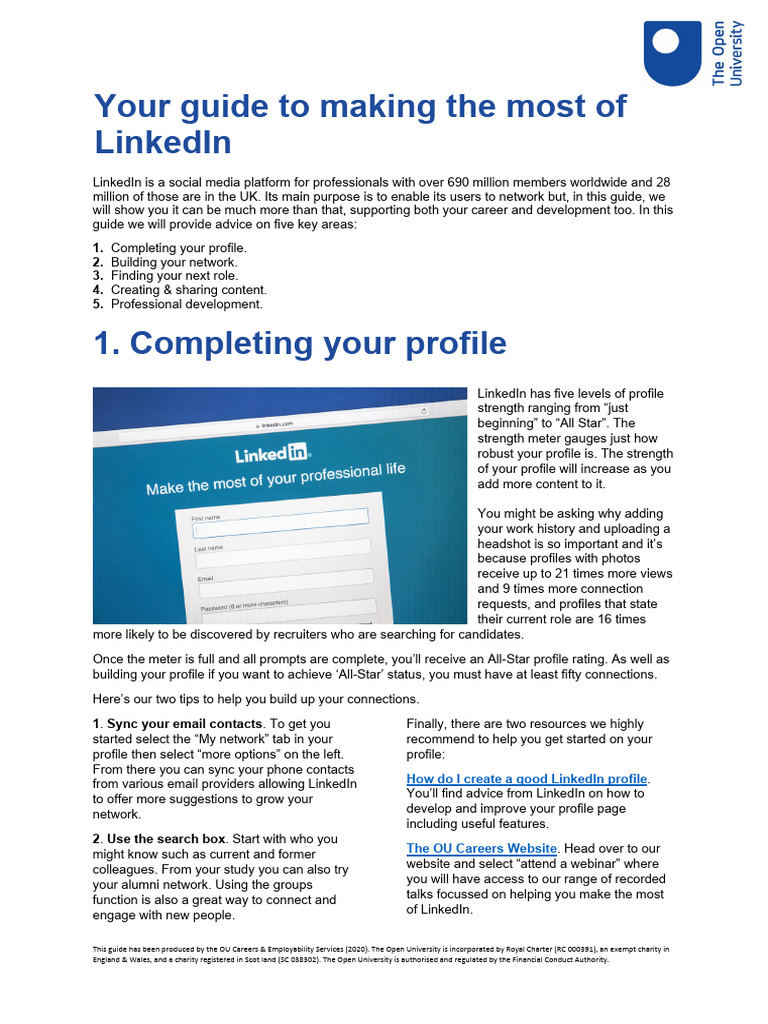 Your Guide To Making The Most of LinkedIn | PDF | Linked In ...