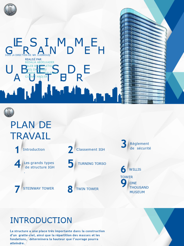 1 IGH STRUCTURE - Compressed | PDF | Éléments architecturaux | Ingénierie des structures