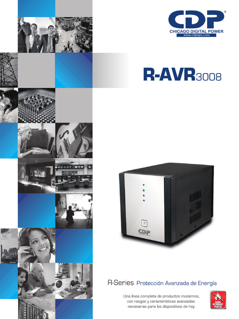 CDP R-AVR 3008 120V Regulador 3KVA | PDF