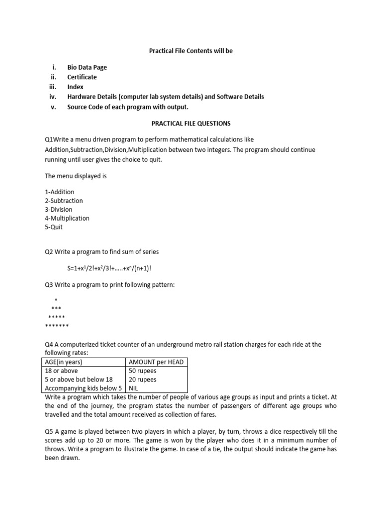 Comprehensive Practical Programming Guide | PDF | Sql | Computer Program