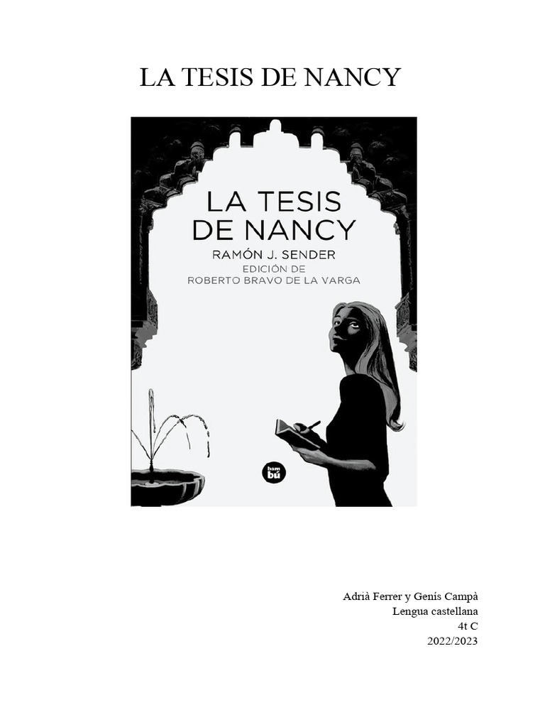 La Tesis De Nancy Descargar Gratis Pdf Humor Sevilla