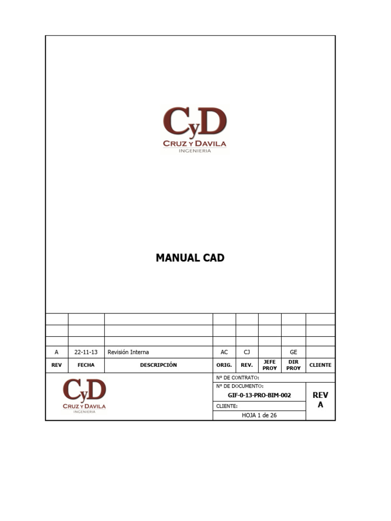 Manual de Estándares CAD | PDF