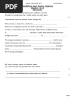 IGCSE Biology - Typical Exam Questions and Worked Examples | PDF ...