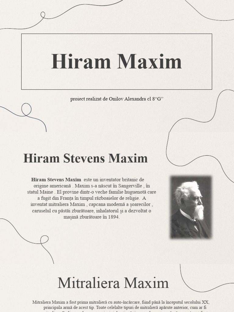Hiram Maxim | PDF